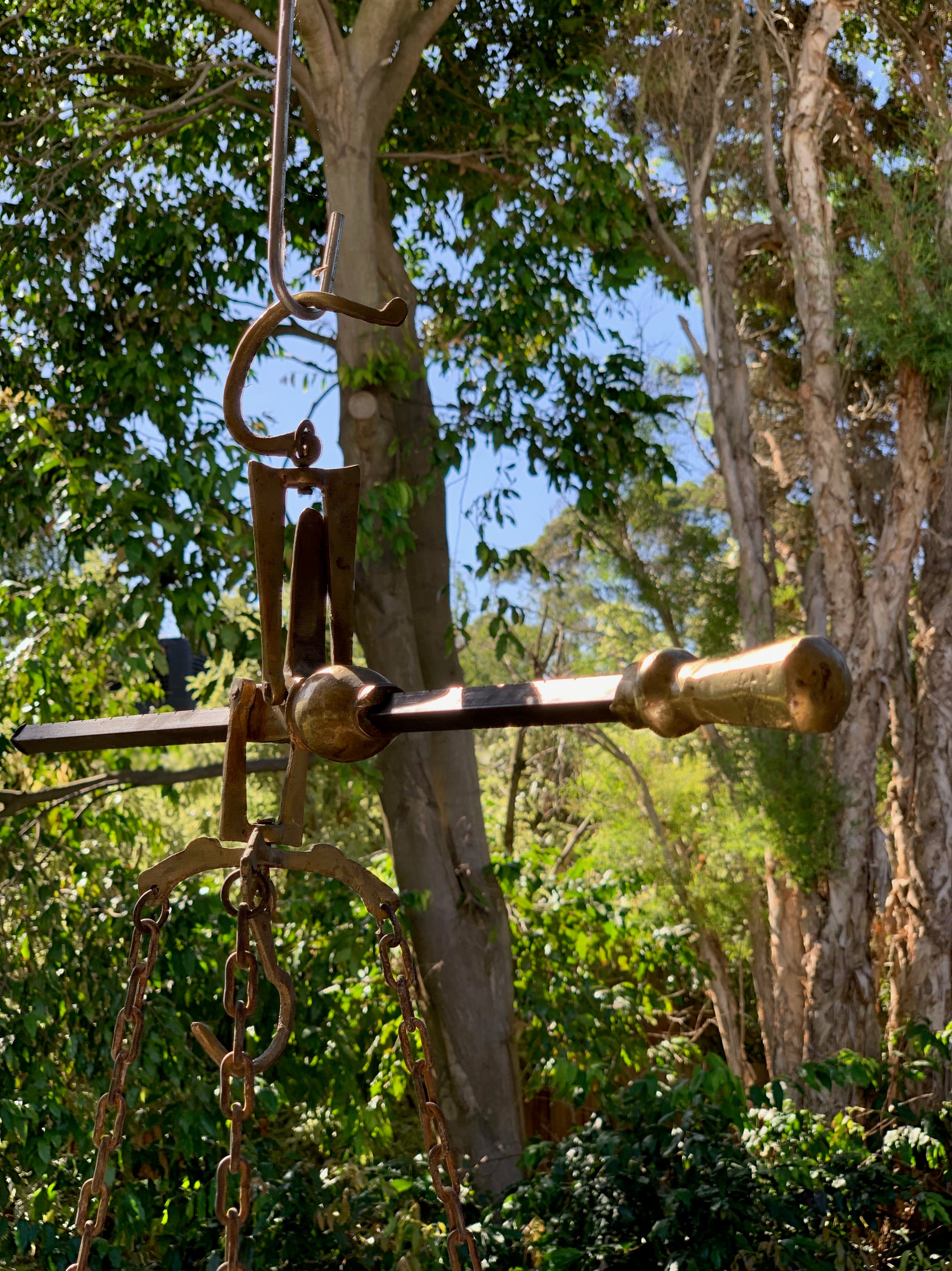 Copper Hanging Beam Steelyard Sliding Scale – Sage & Leaves