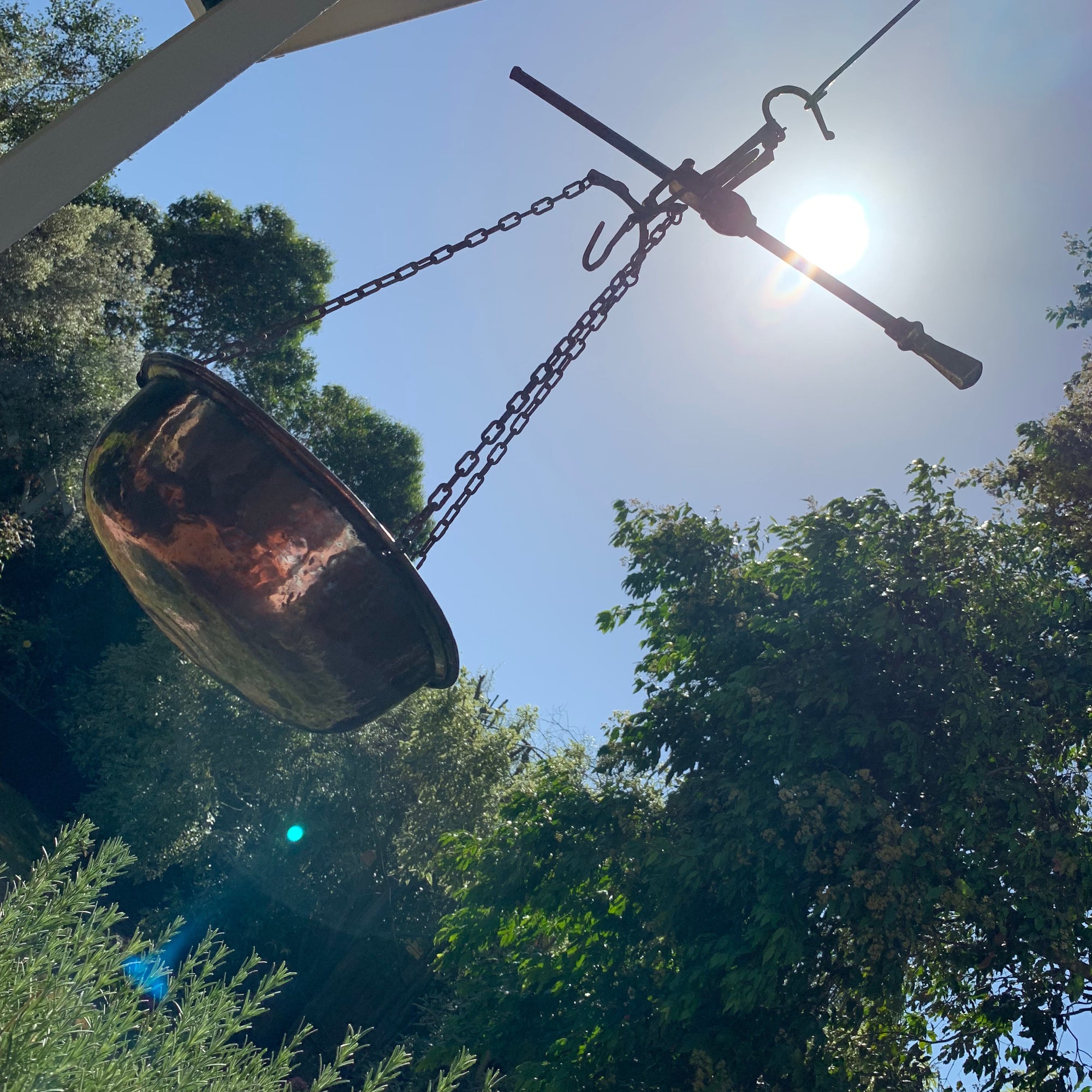 Copper Hanging Beam Steelyard Sliding Scale – Sage & Leaves